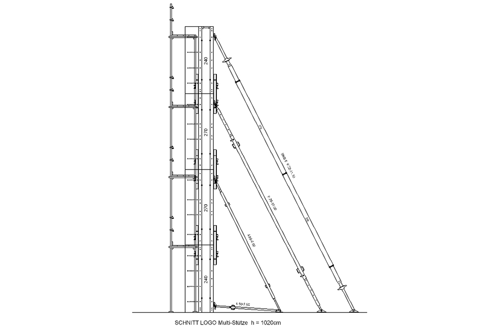 Simple formwork solution for concrete columns | PASCHAL