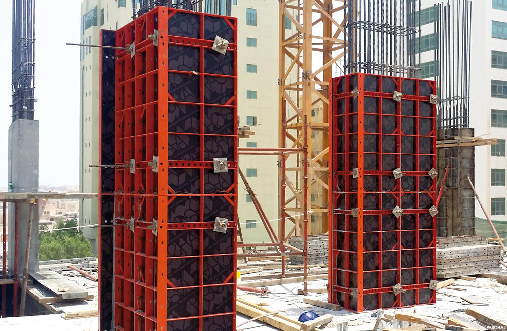 Adjustable Modular Column Formwork | PASCHAL Adjustable Modular Column Formwork | PASCHAL